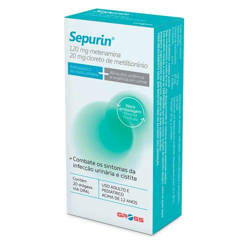 Sepurin Gross 20 Drágeas - Drogaria Sao Paulo