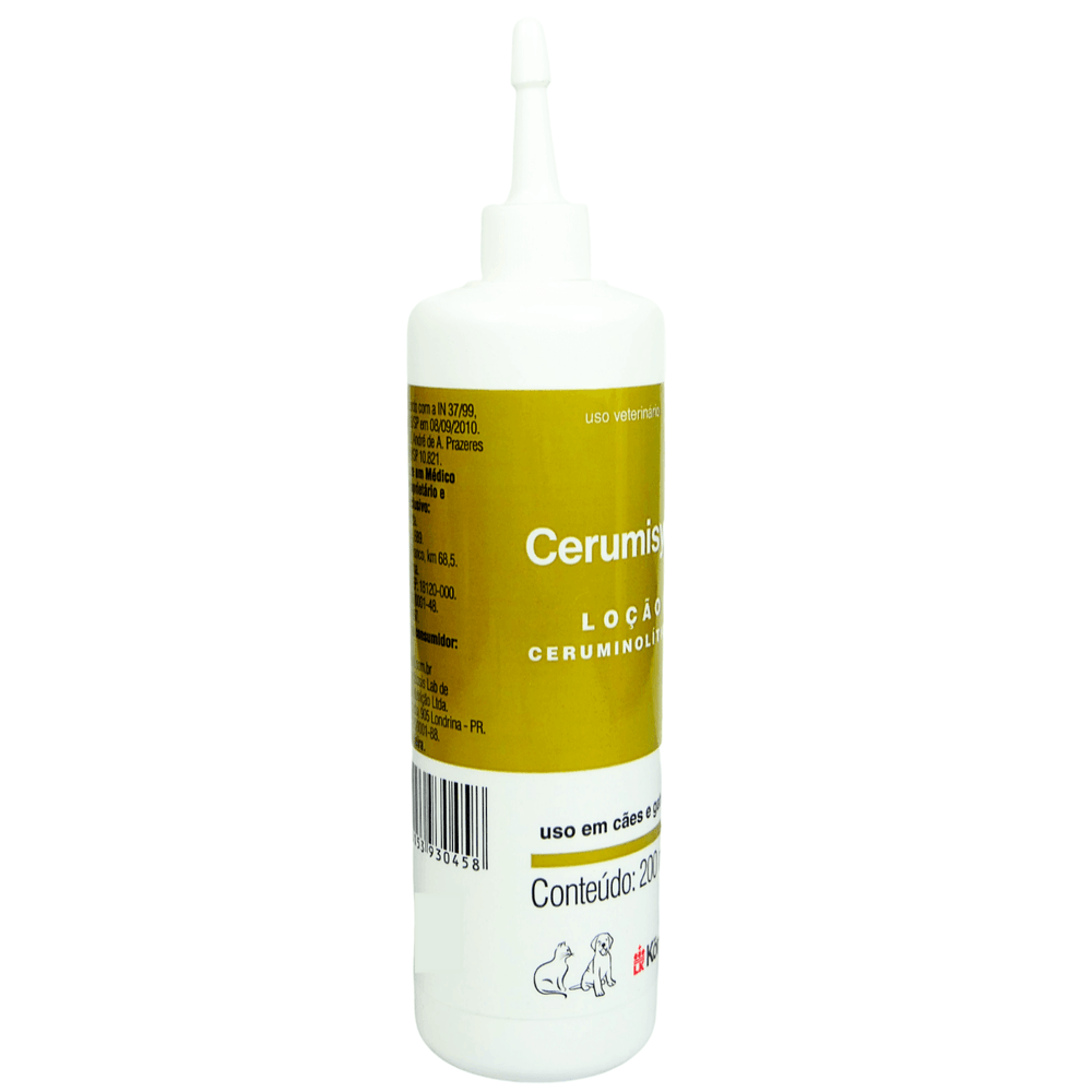 Cerumisyn 200ml Loção Ceruminolítico König Kit Com 3 unid - Drogaria ...