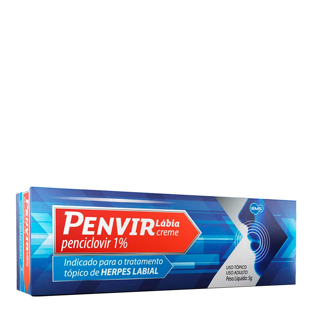Antiviral Penvir Lábia 10mg/g 5g Creme - Drogaria Sao Paulo