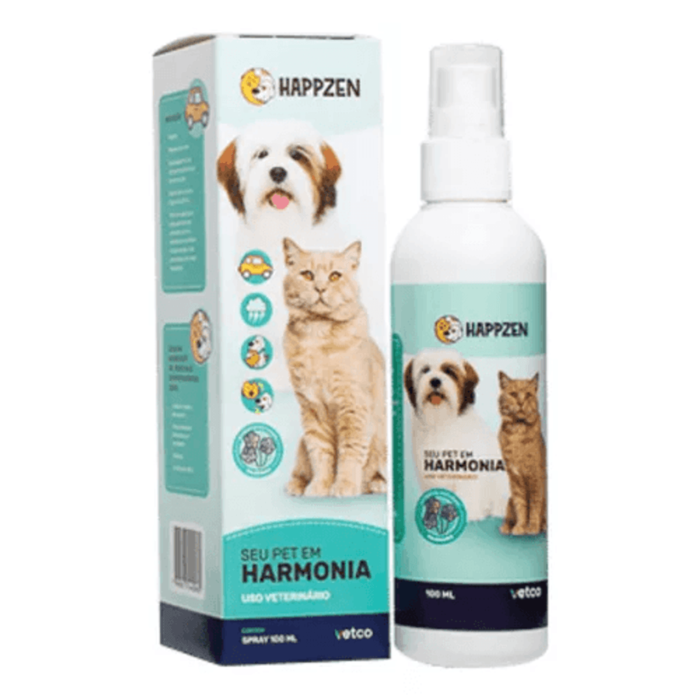 Happzen - Seu Pet em Harmonia - Spray 100 ml - Drogaria Sao Paulo