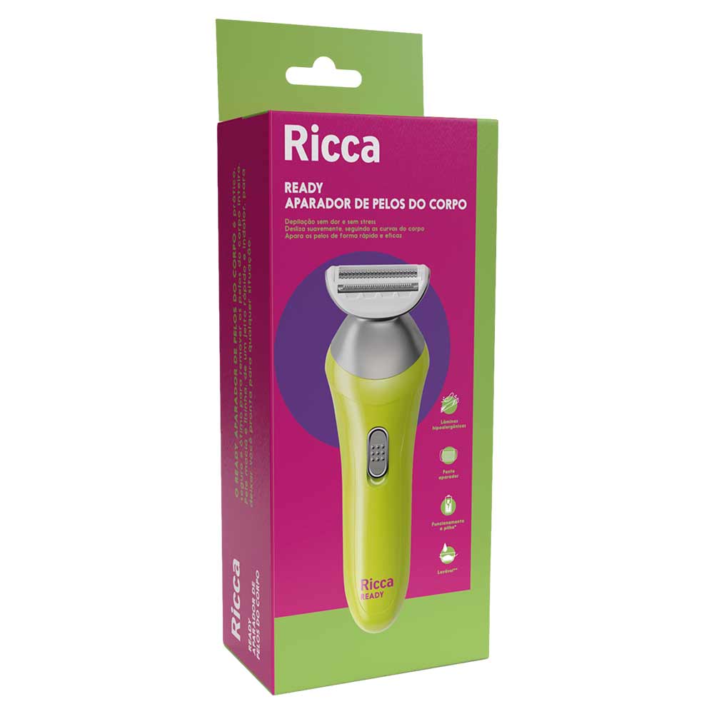Aparador De Pelos Corporais Ricca Ready 1 Unidade - Drogaria Sao Paulo