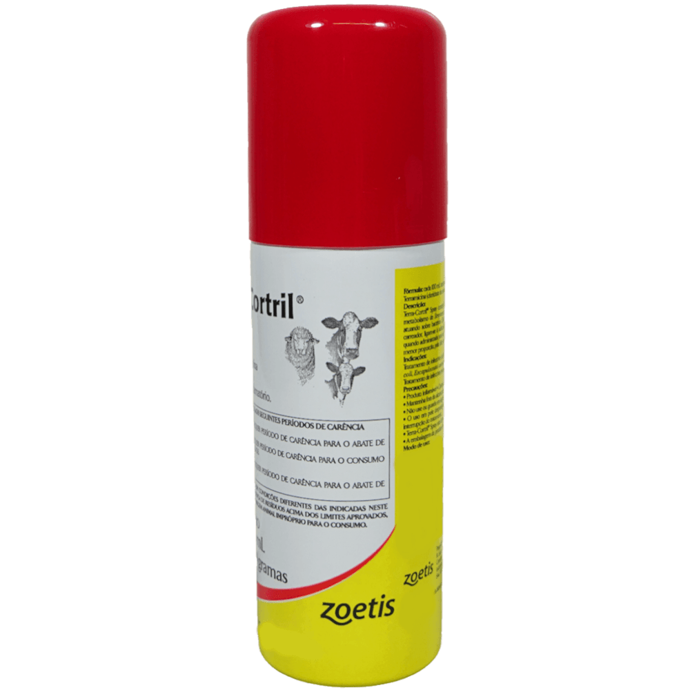 Terra-Cortril Spray 125ml Zoetis Kit com 5 - Drogaria Sao Paulo