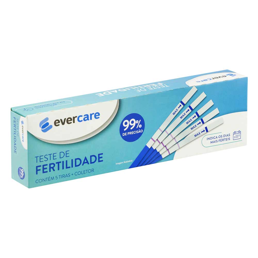 Teste De Fertilidade Ever Care 5 Unidades - Drogaria Sao Paulo