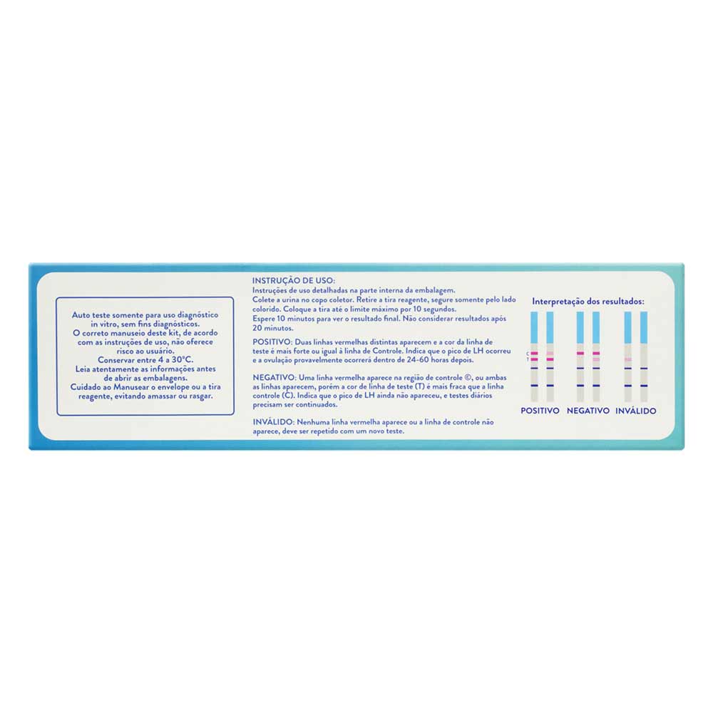 Teste De Fertilidade Ever Care 5 Unidades - Drogaria Sao Paulo