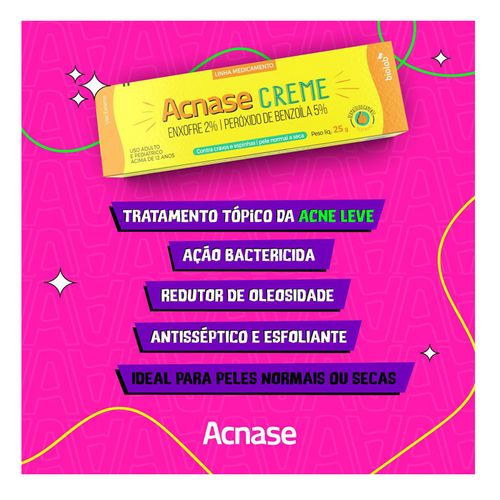 Acnase Creme Antiacne Biolab 25g - Drogaria Sao Paulo