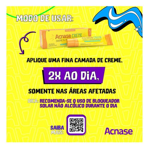 Acnase Creme Antiacne Biolab 25g - Drogaria Sao Paulo