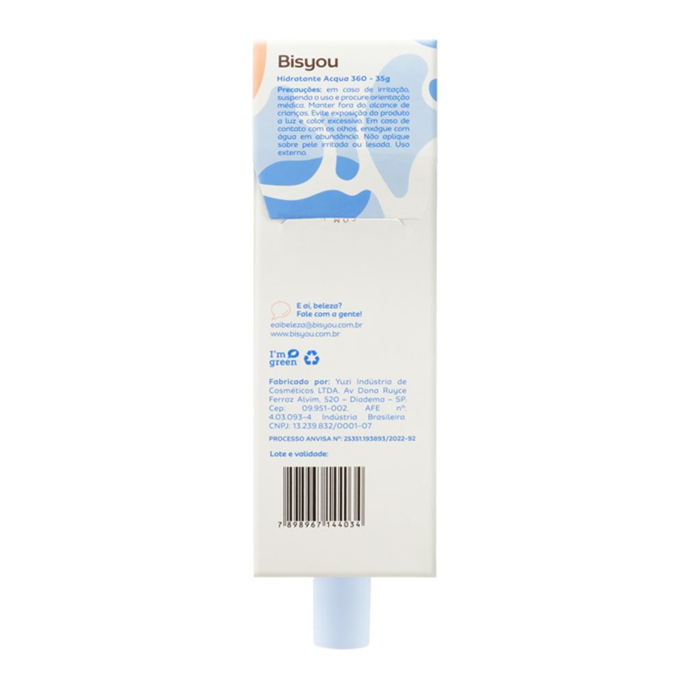 Hidratante Facial Bisyou Acqua 360 Antissinais Toque Seco 35g - Drogaria Sao Paulo