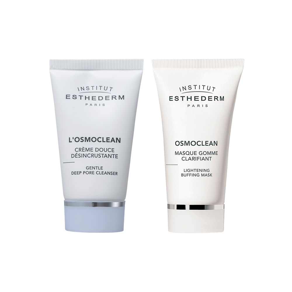 Kit Facial Esthederm Osmoclean - Creme de Limpeza 75 ml + Máscara ...