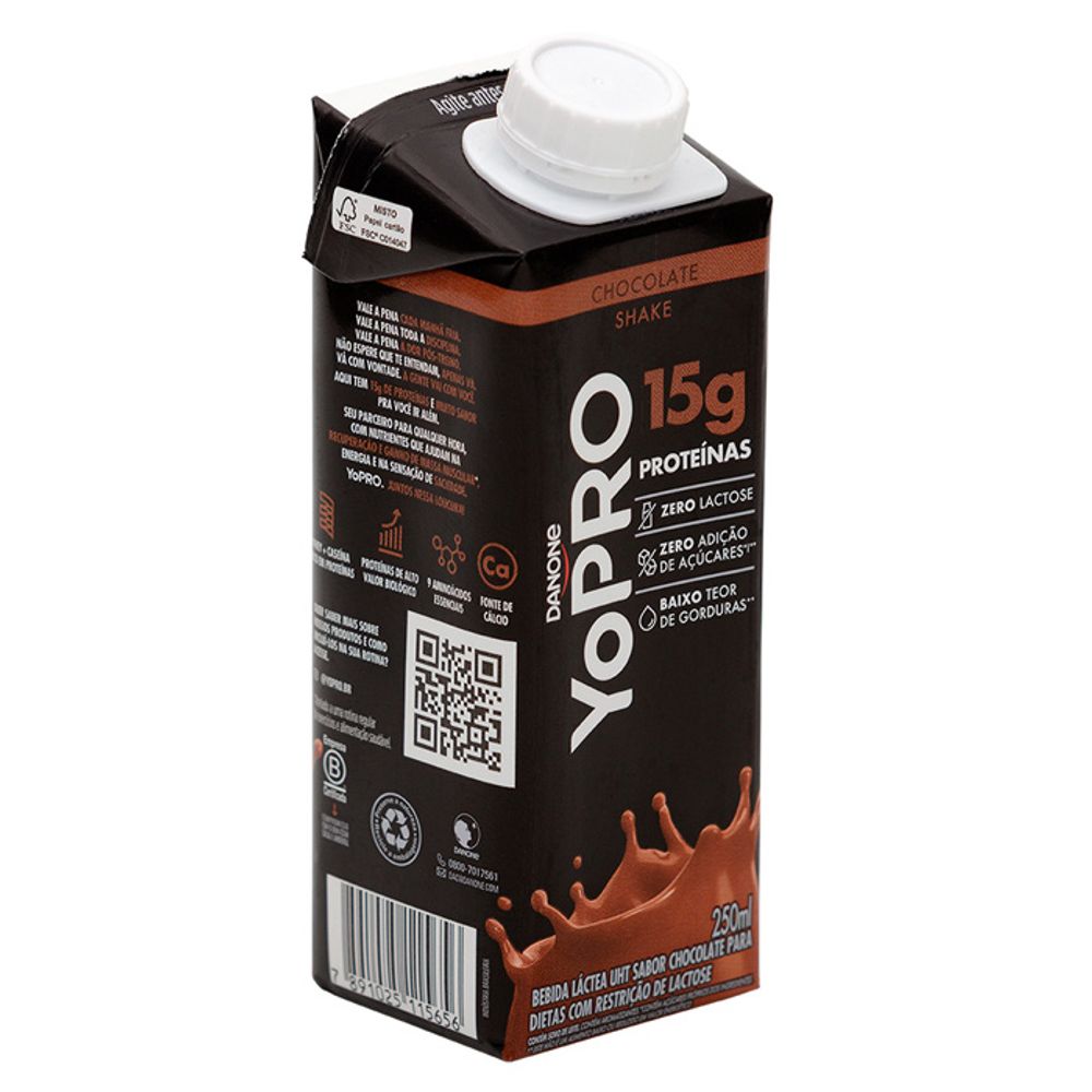 Bebida Láctea UHT YoPRO Chocolate 15g de proteínas 250ml - Drogaria Sao ...