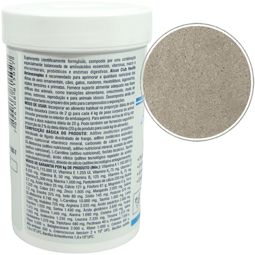 Alcon Club Health Aminocomplex 100g Suplemento Alimentar Multiespécies ...