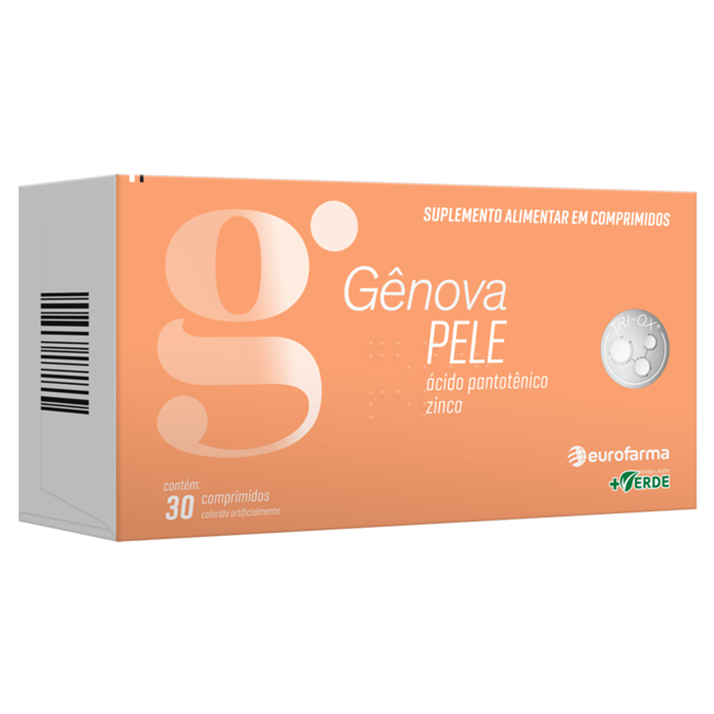 Suplemento Alimentar Genova Pele Eurofarma 30 Comprimidos - Drogaria ...