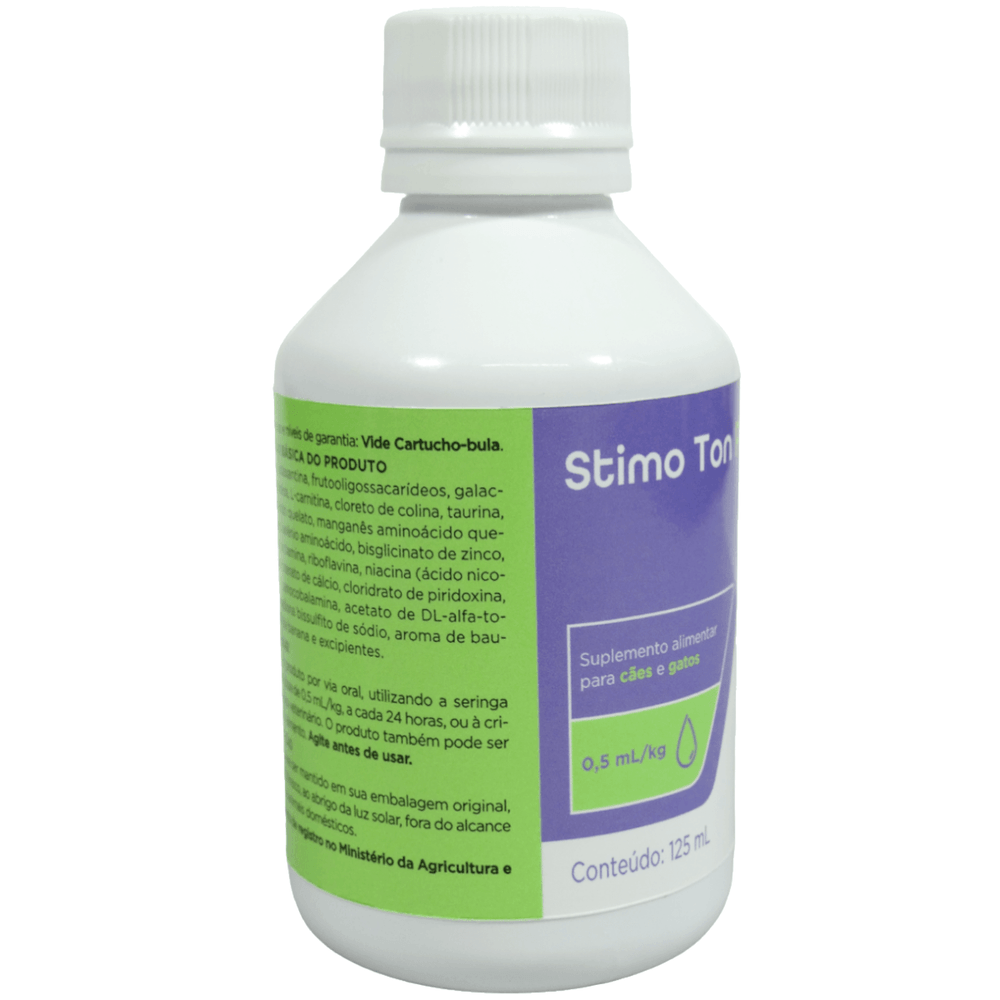 Stimo Ton Pro 125ml Para Cães e Gatos Biovet - Drogaria Sao Paulo