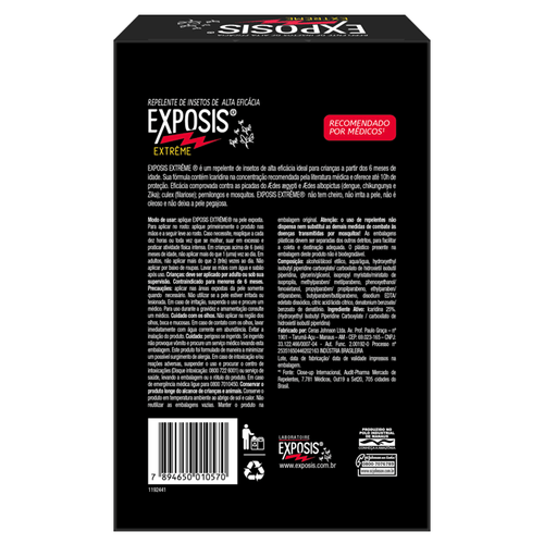 Kit Exposis Extreme Repelente 100ml + 52ml Spray - Drogaria Sao Paulo