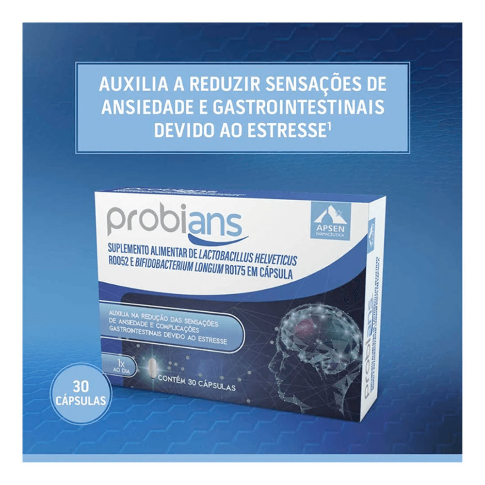 Suplemento Alimentar Probians Lactobacillus Helveticus 30 Cápsulas ...