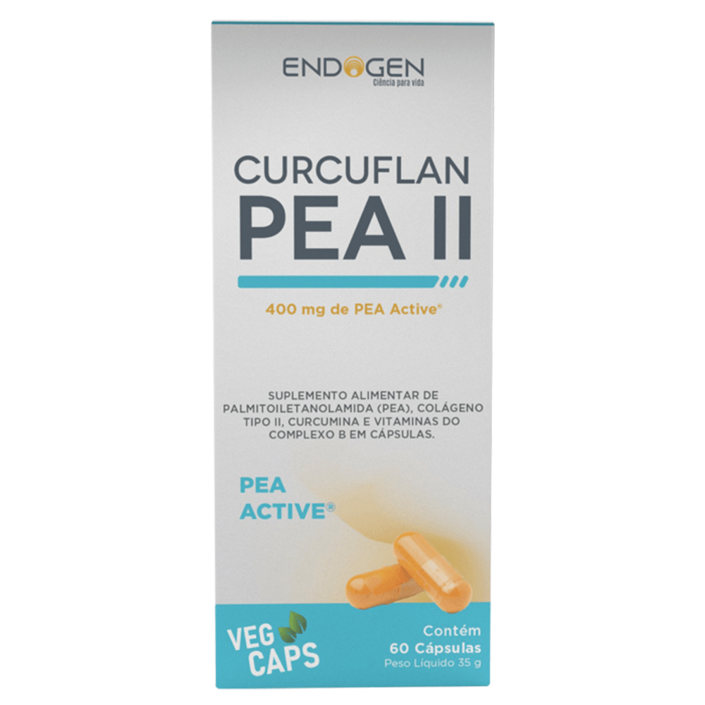 Suplemento Alimentar Endogen Curcuflan Pea II Naturelab 60 Cápsulas ...