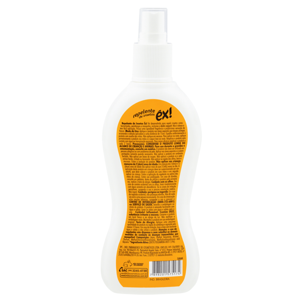 Repelente H2o Evolution Ex! 200ml Spray - Drogaria Sao Paulo