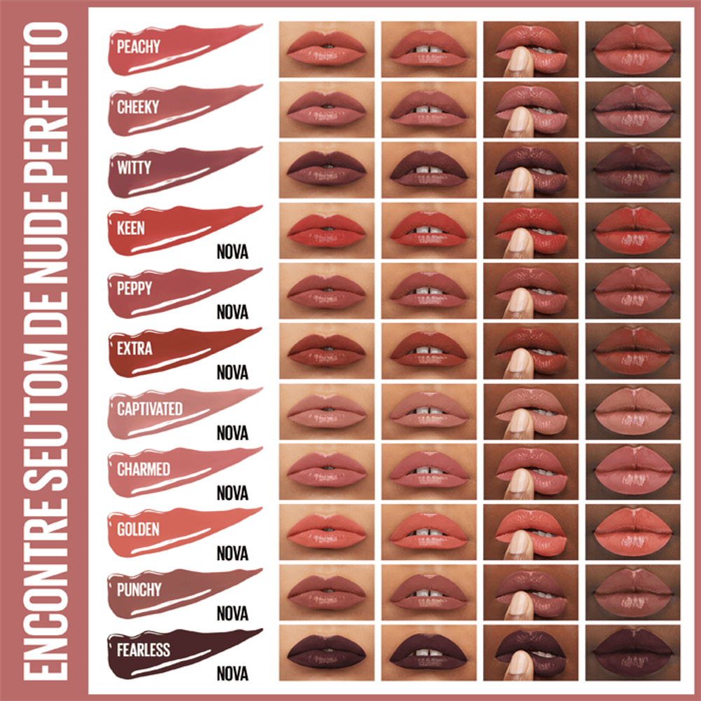 Batom Líquido Maybelline Superstay Vinyl Ink Punchy 4,2ml - Drogaria ...