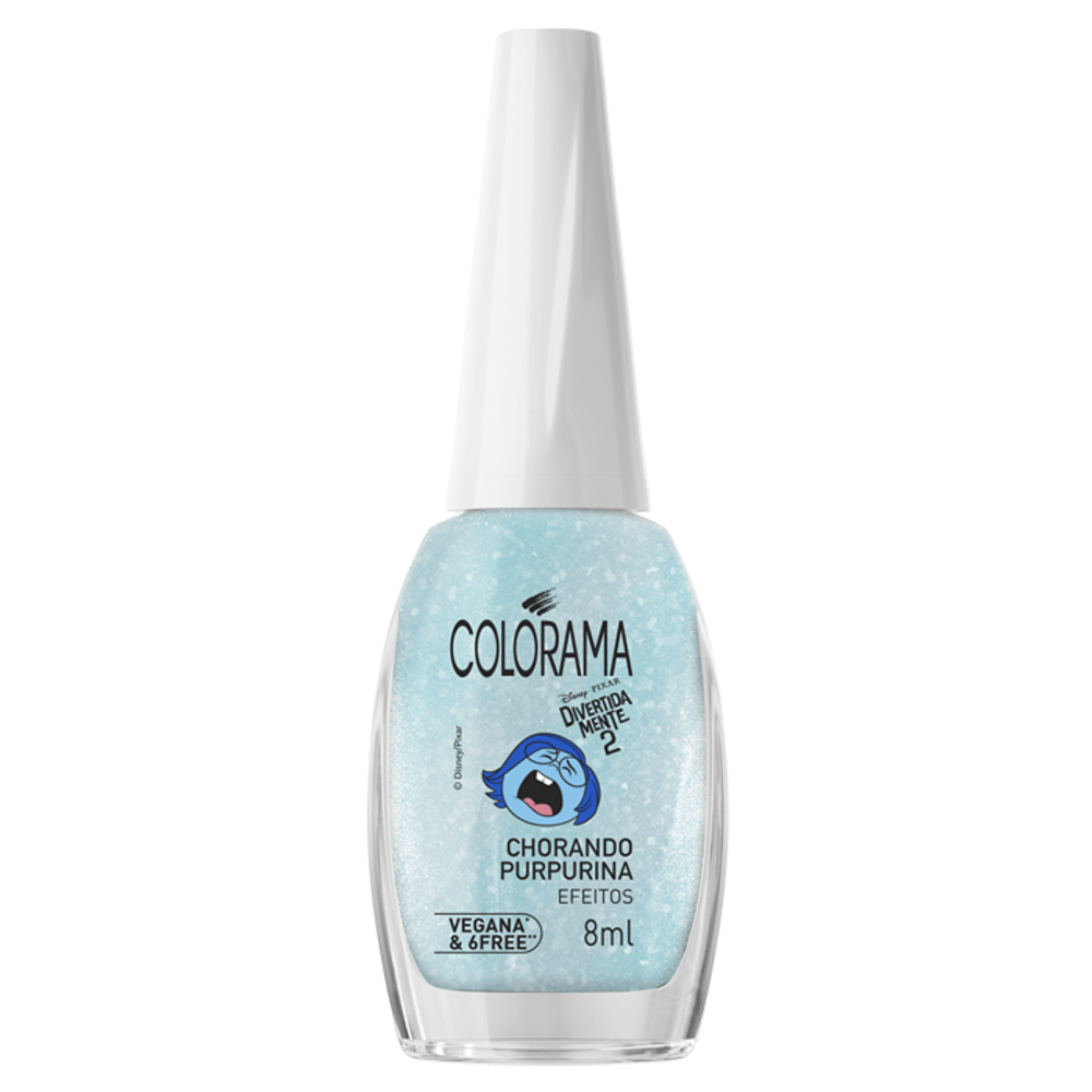 Esmalte Colorama Efeitos Chorando Purpurina Divertidamente 2 8ml ...