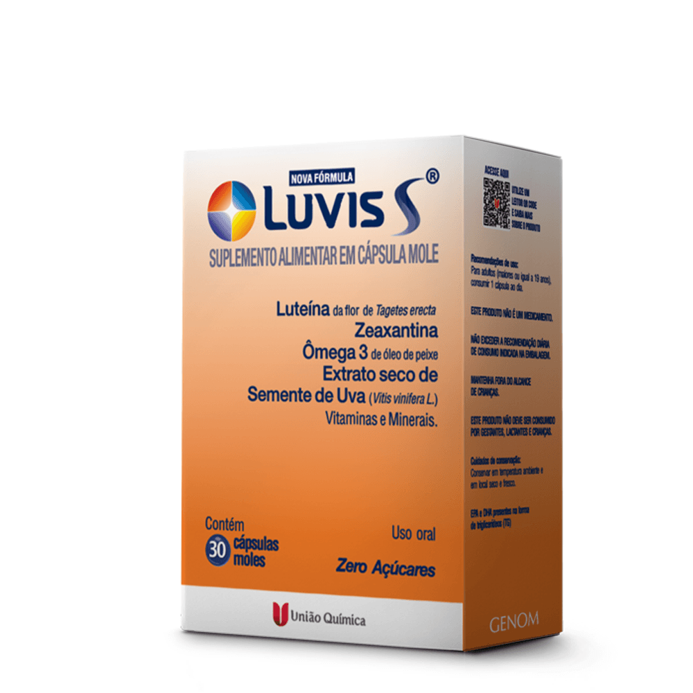 Luvis S Suplemento Vitamínico União Química 30 Cápsulas - Drogaria Sao ...