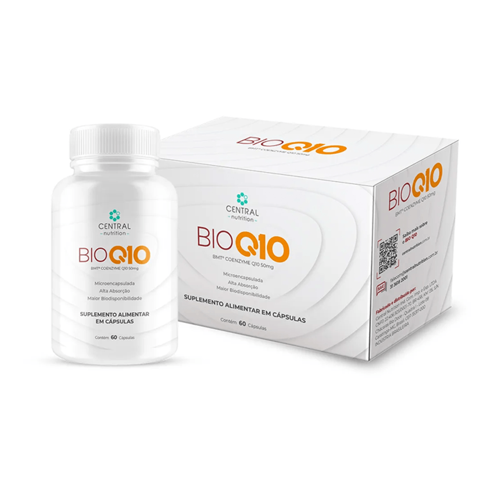 Bio Q10 60 Cápsulas 50 Mg Central Nutrition - Drogaria Sao Paulo