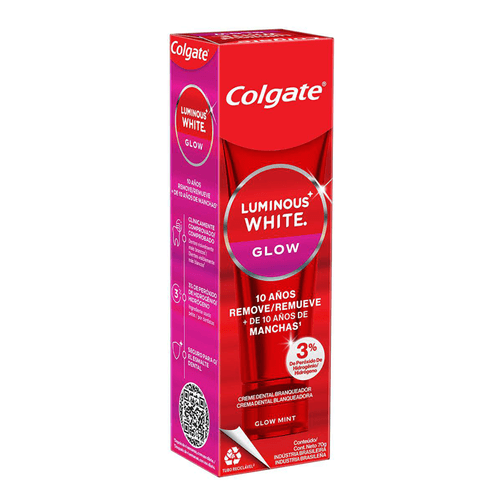 Creme Dental Clareador Colgate Luminous White Glow 70g - Drogaria Sao Paulo