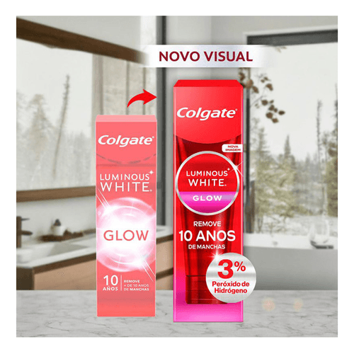 Creme Dental Clareador Colgate Luminous White Glow 70g - Drogaria Sao Paulo