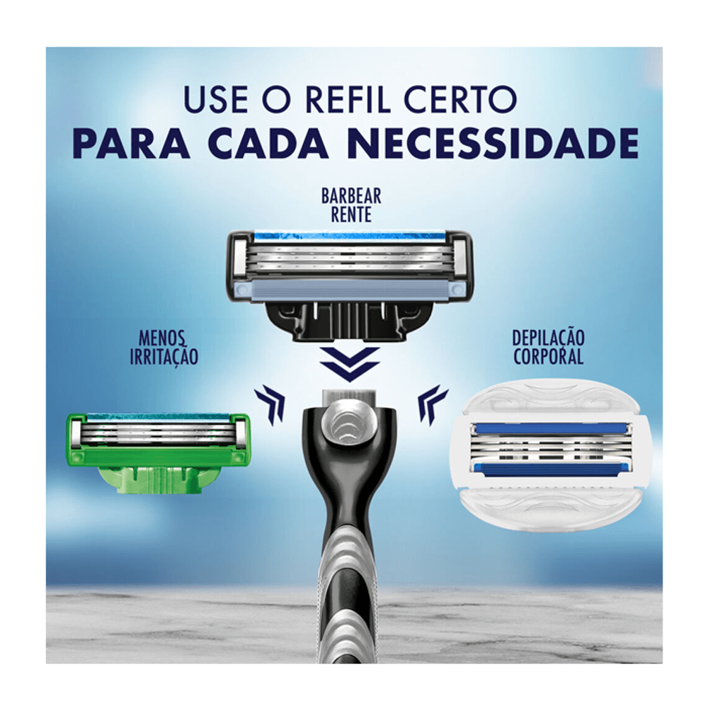 Carga Gillette Mach 3 - 2 Unidades - Drogaria Sao Paulo