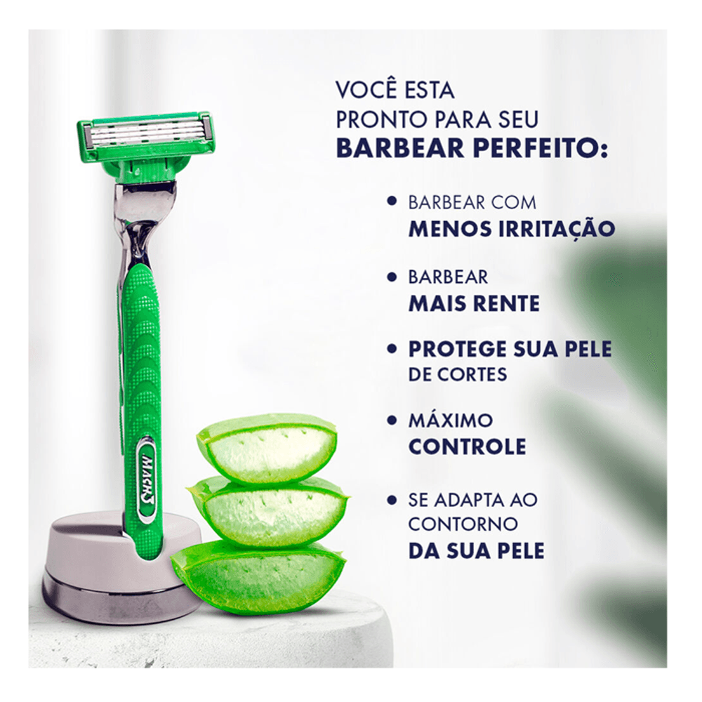 Carga Gillette Mach 3 Sensitive 16 Unidades - Drogaria Sao Paulo