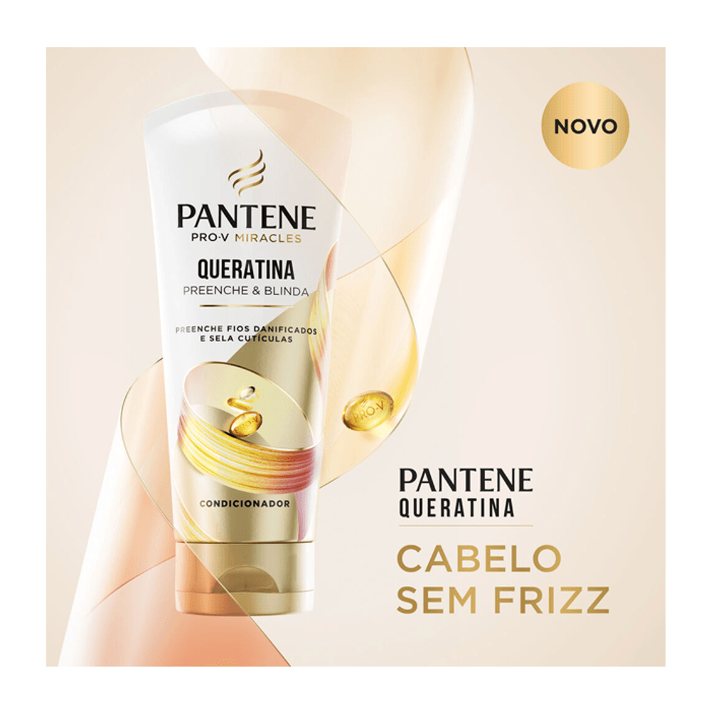 Condicionador Pantene Pró-V Miracles Queratina Preenche & Blinda 150ml - Drogaria Sao Paulo