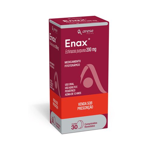 Enax Echinacea Purpurea 200mg 30 Comprimidos - Drogaria Sao Paulo