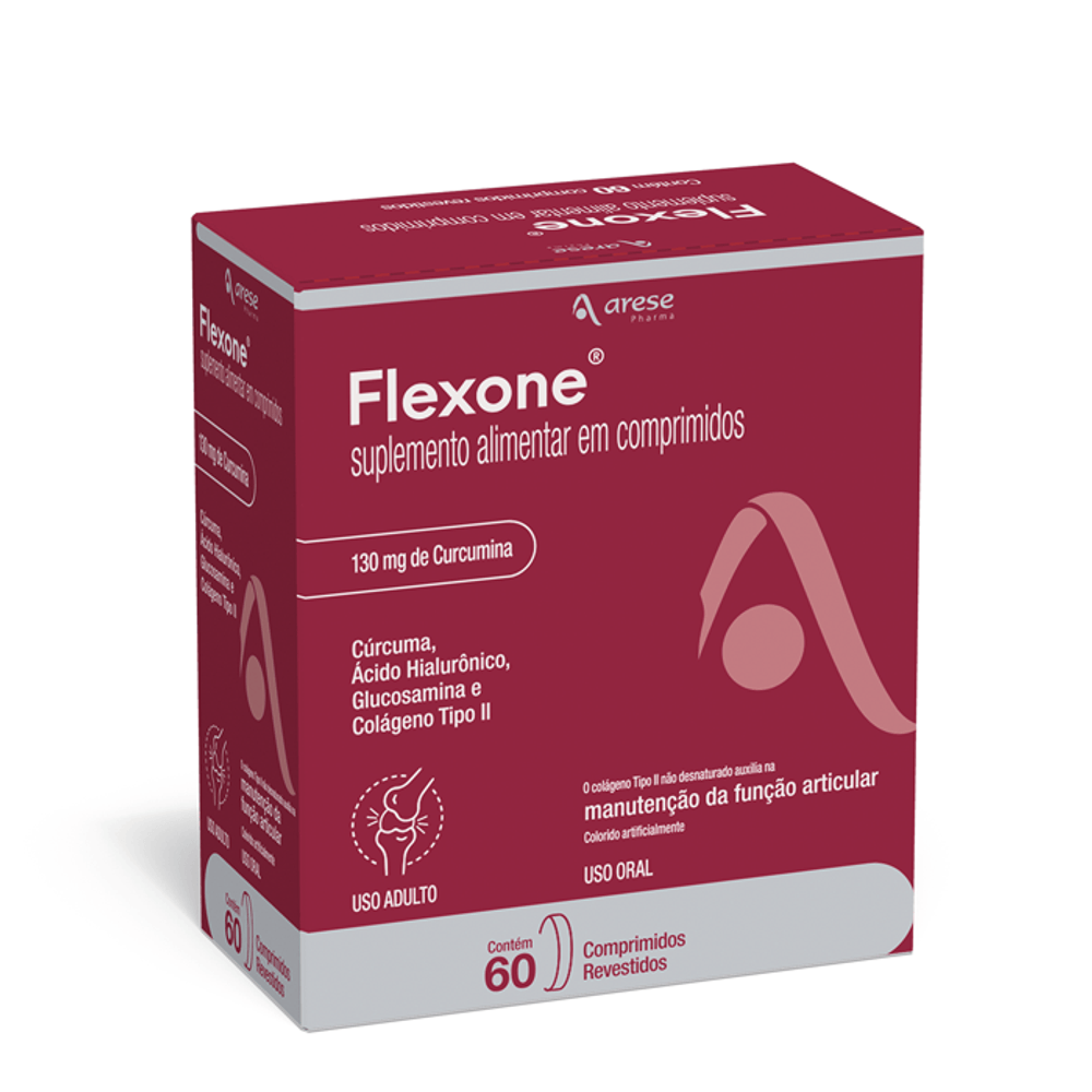 Suplemento Alimentar Flexone 60 Comprimidos Revestidos - Drogaria Sao Paulo