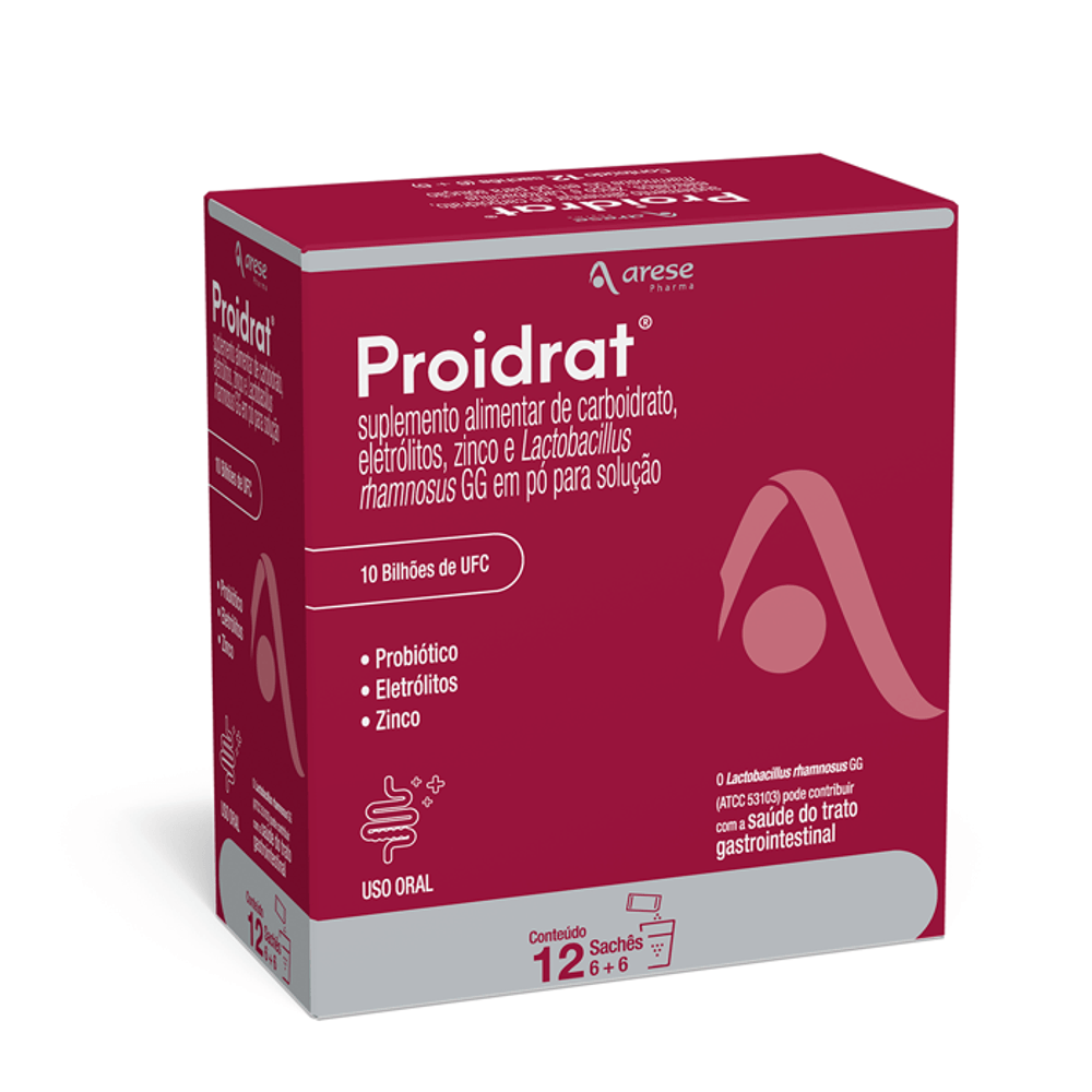 Proidrat Arese 12 Sachês - Drogaria Sao Paulo