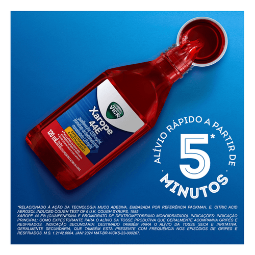 Xarope para Tosse Vick 44E 120ml - Drogaria Sao Paulo