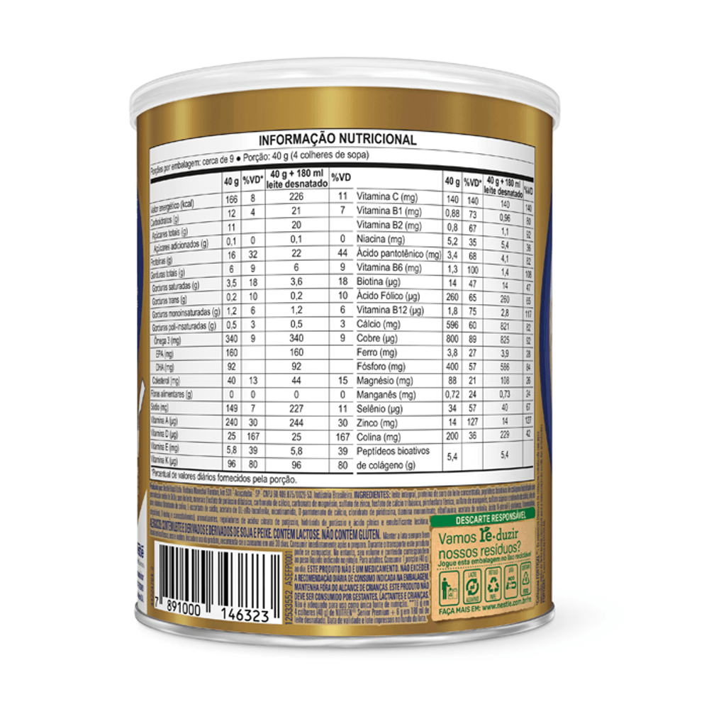 Suplemento Alimentar Pó Nutren Senior Premium Baunilha 370g - Drogaria ...