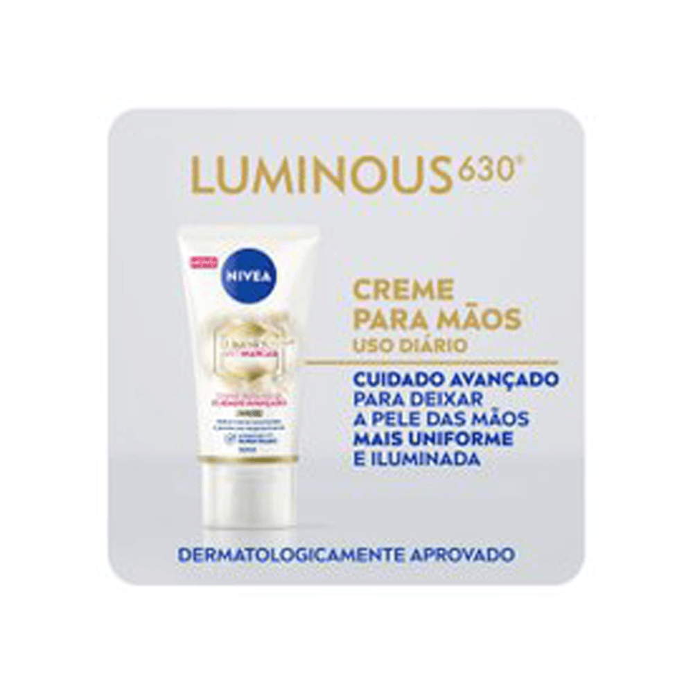 Creme para Mãos Nívea Luminous 360 FPS15 50g - Drogaria Sao Paulo