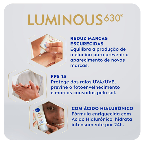 Creme para Mãos Nívea Luminous 360 FPS15 50g - Drogaria Sao Paulo