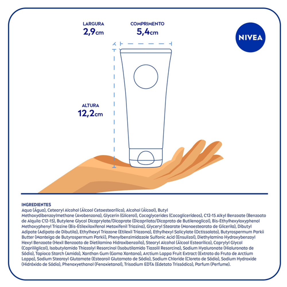 Creme para Mãos Nívea Luminous 360 FPS15 50g - Drogaria Sao Paulo