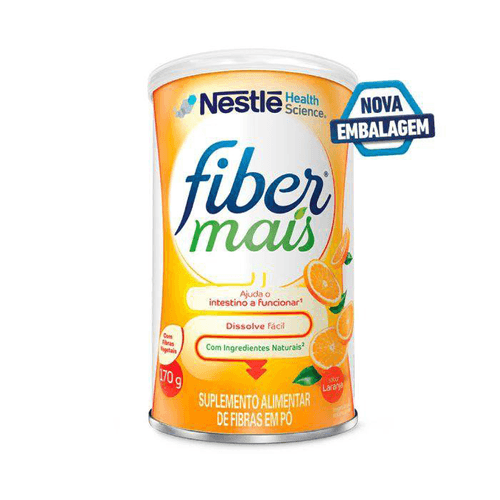 Suplemento Alimentar Fiber Mais Laranja 170g - Drogaria Sao Paulo