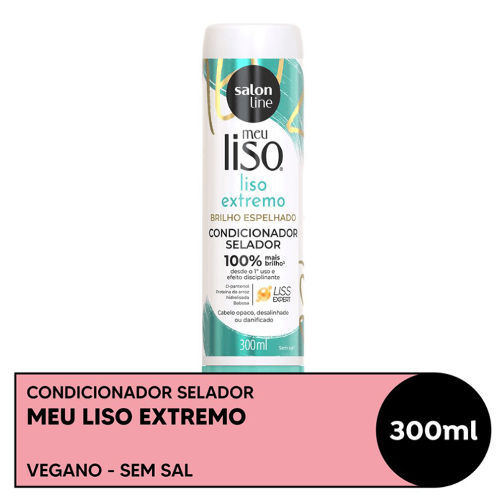 Condicionador Salon Line Meu Liso Extremo 300ml - Drogaria Sao Paulo