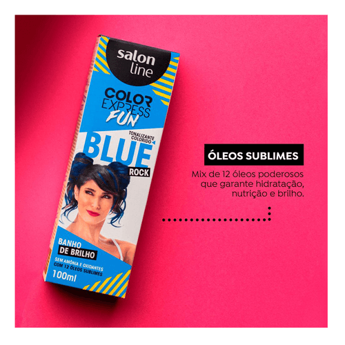 Tonalizante Colorido Azul Salon Line Color Express 100ml - Drogaria Sao ...
