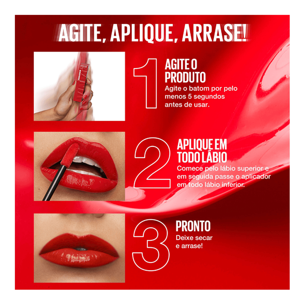Batom Líquido Maybelline Superstay Vinyl Ink Wicked 4,2ml - Drogaria ...