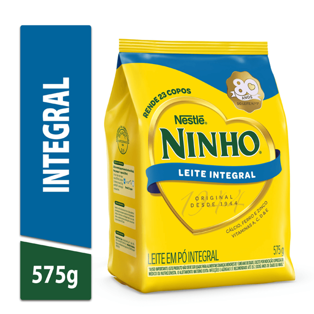 Leite em Pó Ninho Integral 575g Sachê - Drogaria Sao Paulo