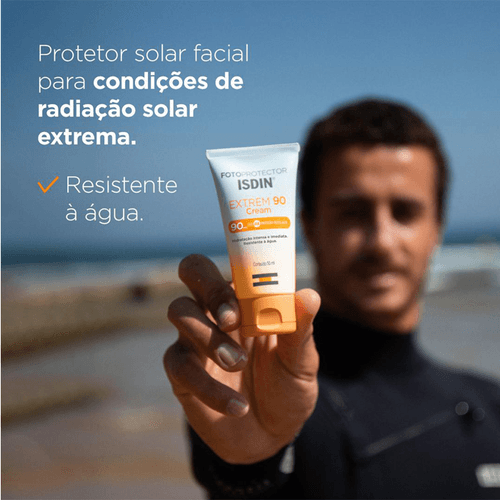 Protetor Solar Facial Isdin FPS 90 Extrem 90 Cream 50ml - Drogaria Sao ...
