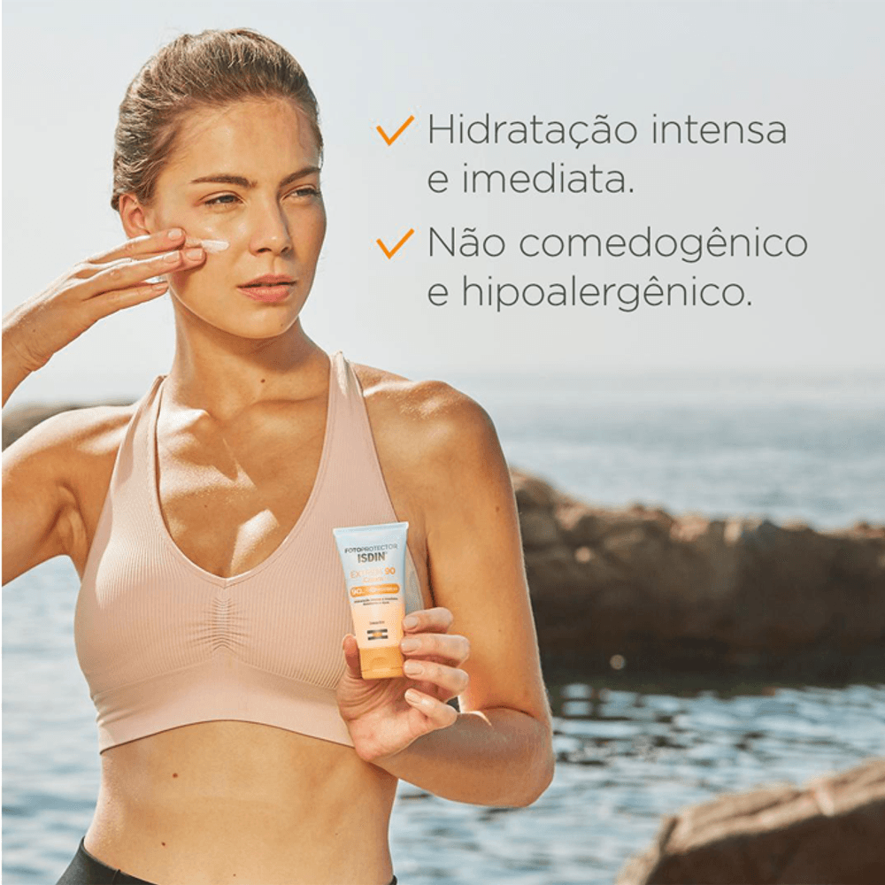 Protetor Solar Facial Isdin FPS 90 Extrem 90 Cream 50ml - Drogaria Sao Paulo