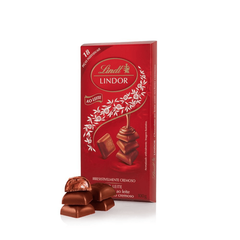 Chocolate Lindt Lindor Singles Ao Leite 100g Com 18 unidades - Drogaria ...