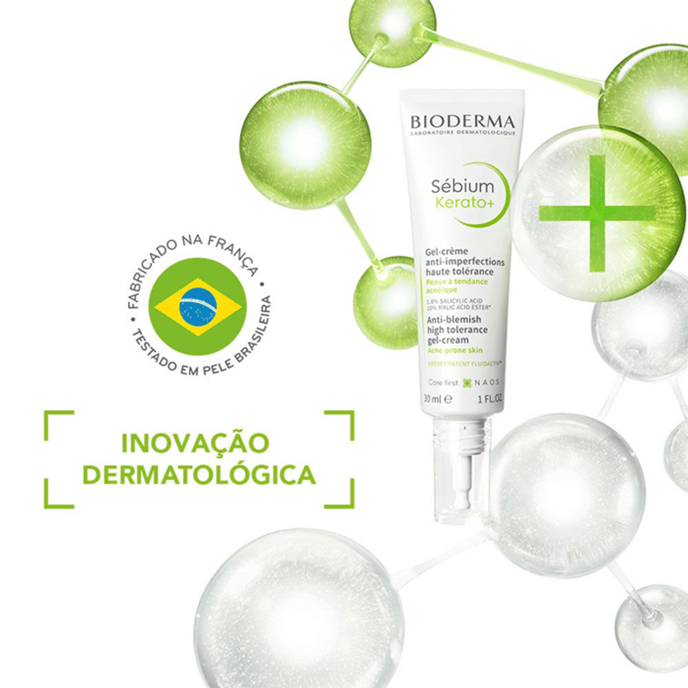 Creme em Gel Bioderma Sébium Kerato+ Corretor Antiacne e Antimarcas ...