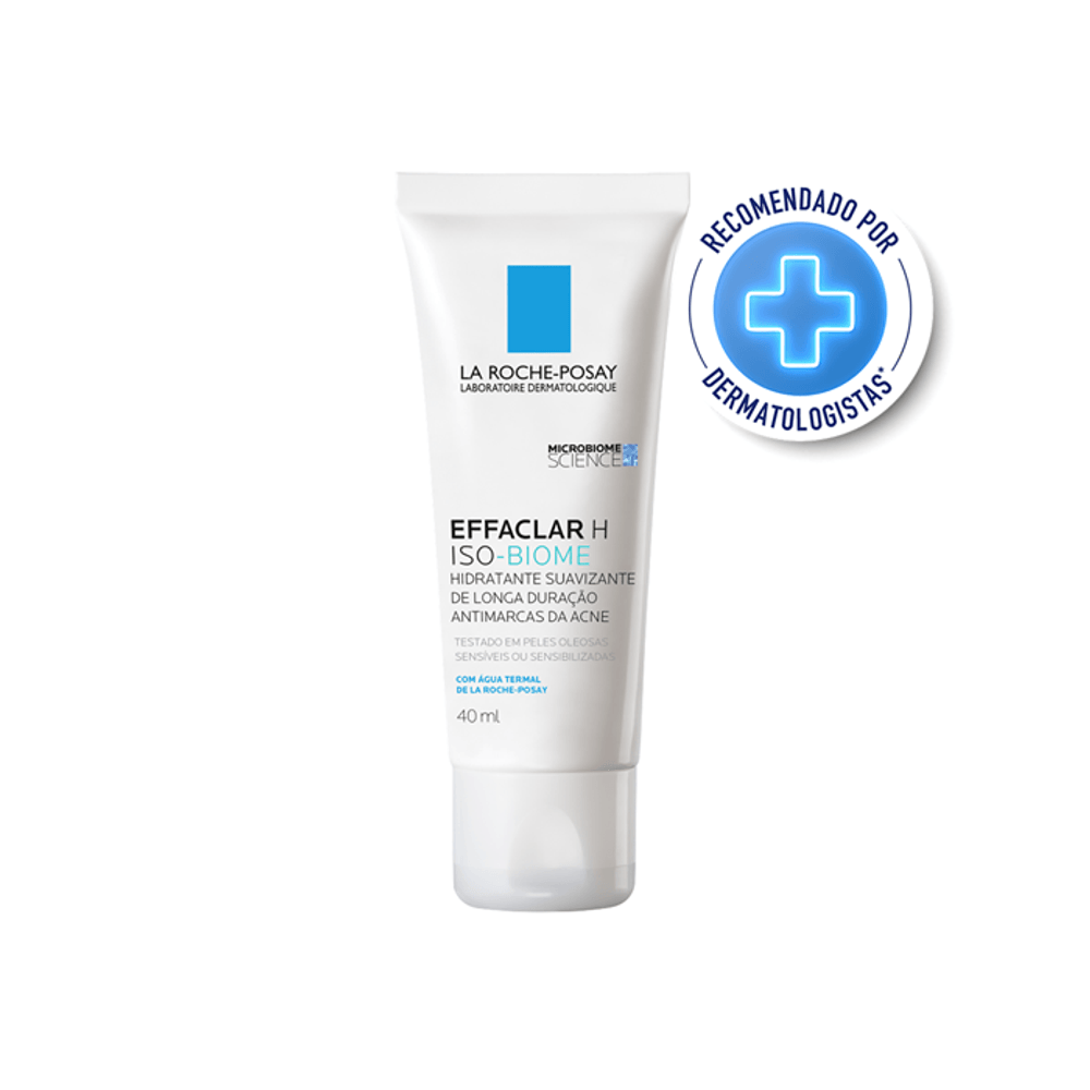 Hidratante Facial Suavizante La Roche-Posay Effaclar H Iso-Biome 40ml ...