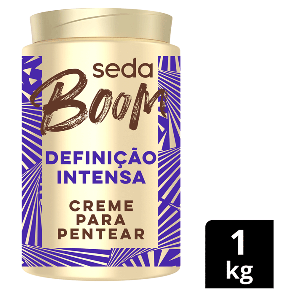 Creme para Pentear Seda Boom Definição Intensa 1kg - Drogaria Sao Paulo