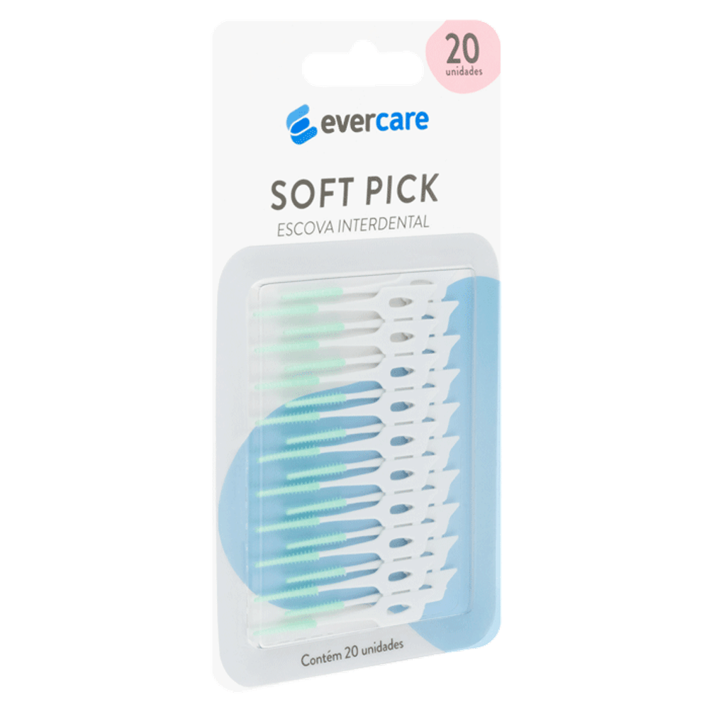 Escova Interdental Ever Care Soft Pick 20 Unidades - Drogaria Sao Paulo