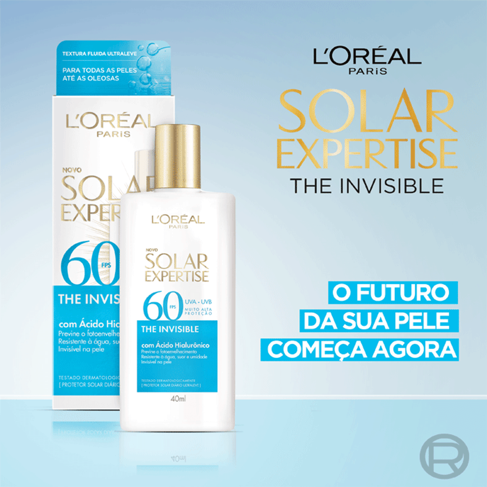Protetor Solar Facial L’Oréal Paris FPS 60 The Invisible 40ml ...